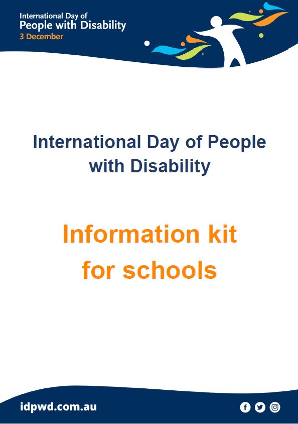 Information kits – International Day of People with Disability