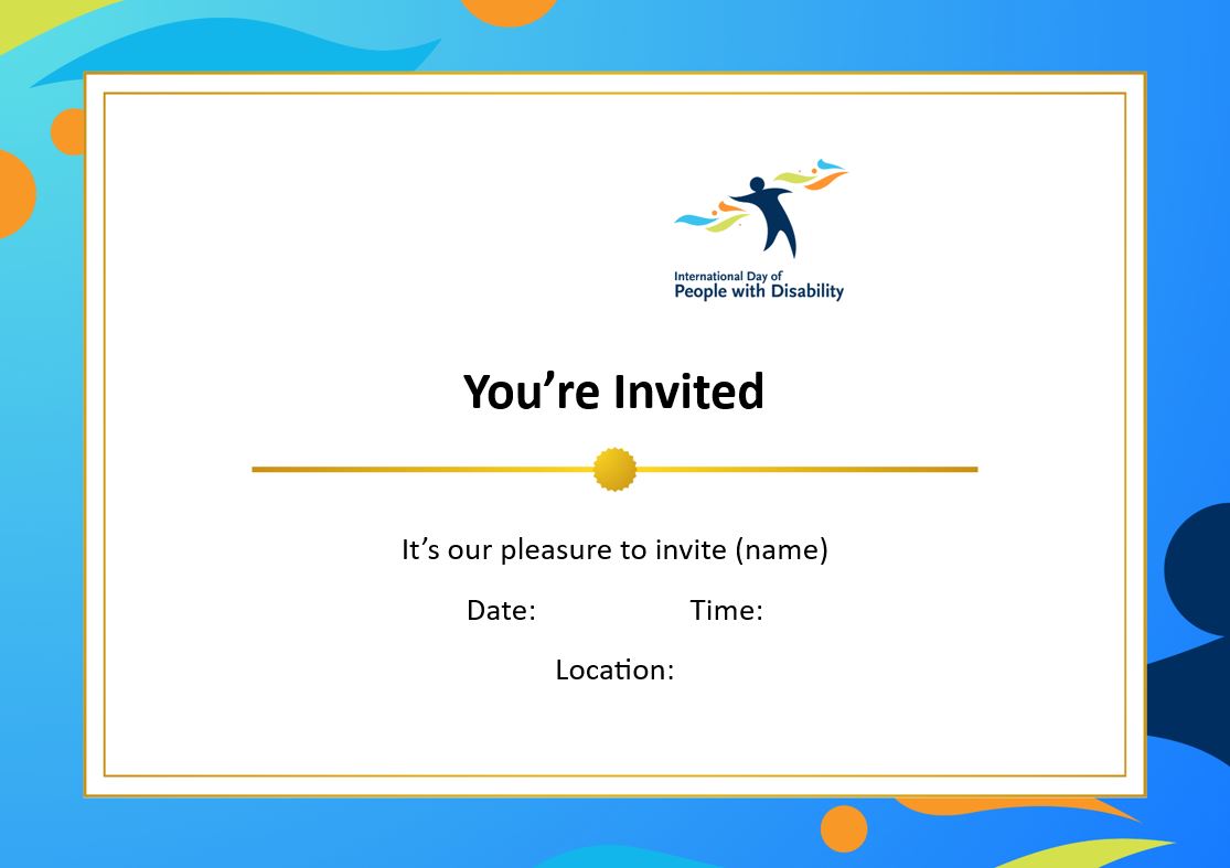 Promotional assets – International Day of People with Disability